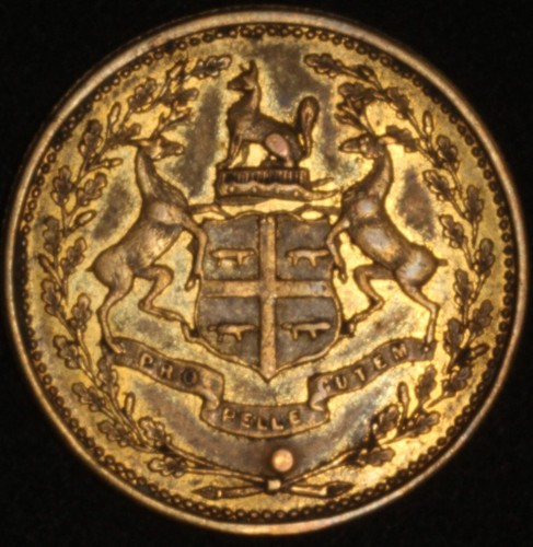 CANADA Hudson's Bay Co HBC c1857 Moose Factory 1 Made Beaver Breton 926 ...