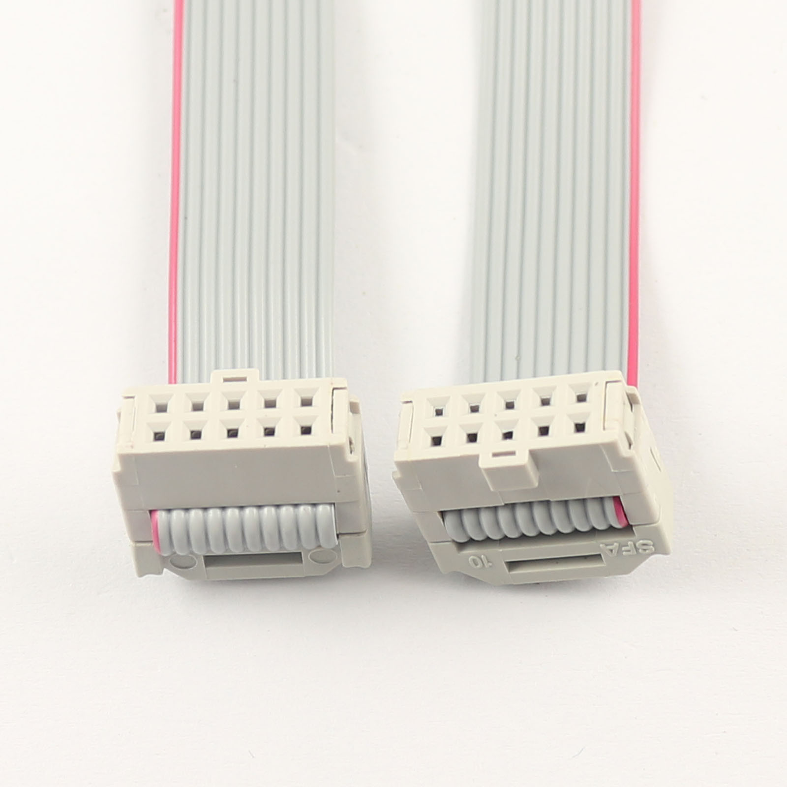 2Pcs 2.54mm Pitch 2x5Pin 10 Pin 10 Wire Extension IDC Flat Ribbon Cable ...