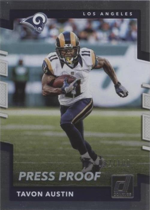 2017 Panini Donruss - Tavon Austin #138 Press Proof Silver /100 for ...