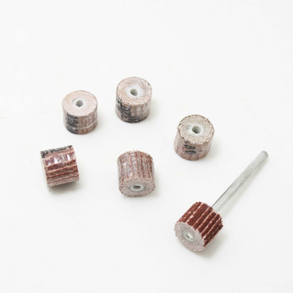 12pc 240Grit Sanding Flap Discs Sandpaper Wheel Rotary Drill Grinding ...