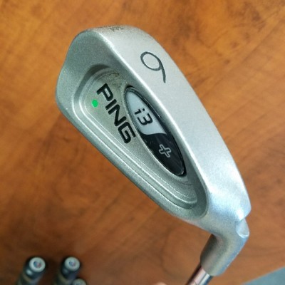 Nice PING i3+ GREEN DOT 6 IRON Ping R-FLEX STEEL SHAFT | eBay