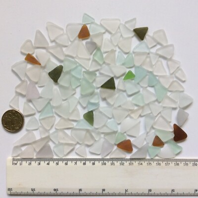 BIG SET Triangle Sea Glass 190 gram Genuine Sea Glass | eBay Australia