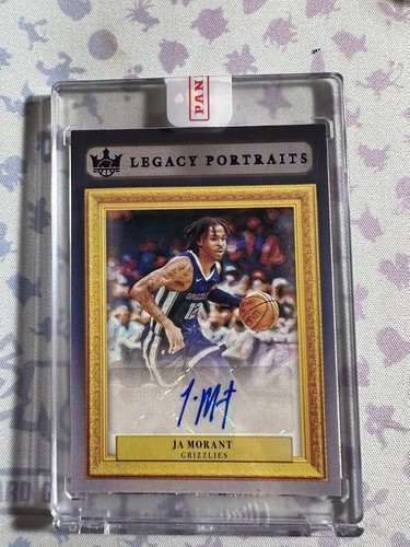Ja Morant Legacy Portrait Signatures Violet Auto 10/25 2022 Court Kings ...