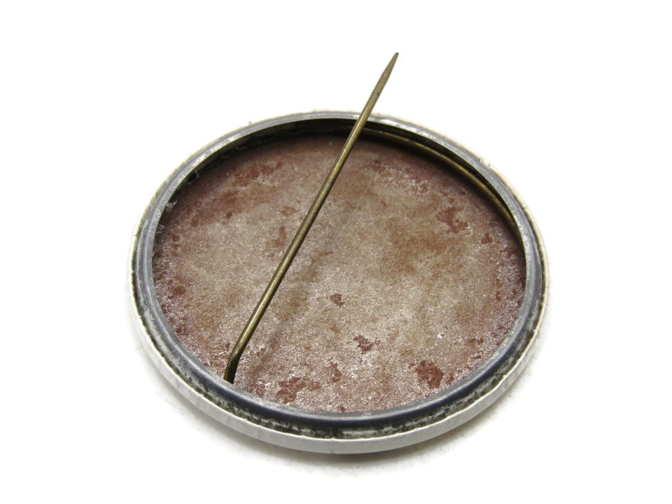 Beaver Power Lettered Button Brown & White | eBay