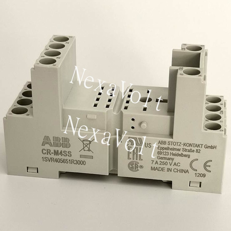 one NEW Abb Relay Socket CR-M4SS Quality assurance~ | eBay