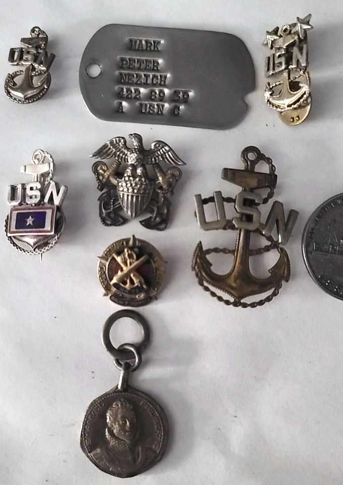 Group of WW2 US Navy Pins, Badges | eBay
