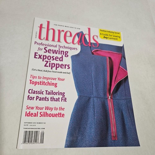 Taunton's Threads Magazine Number 162 September 2012 | eBay.de