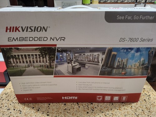 HIKVISION EMBEDDED NVR DS-7604NI-K1/4P(B) 1TB UNUSED TATTY BOX | eBay UK