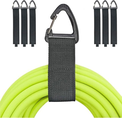 6 Pcs Extension Cable Holder Organizer with Hooks, Heavy Duty Storage ...