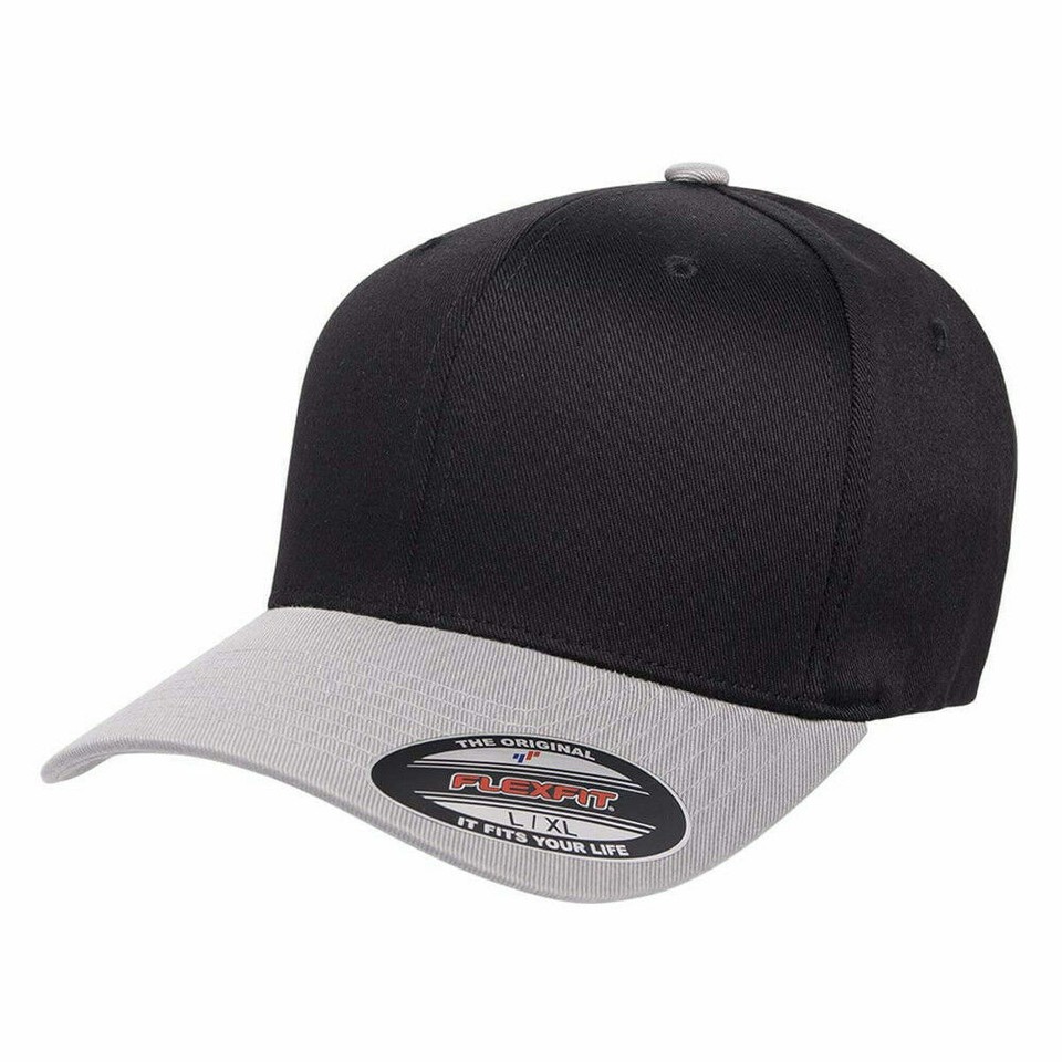 FLEXFIT Structured Twill Hat FITTED Size S/M L/XL 2XL Sport Baseball ...