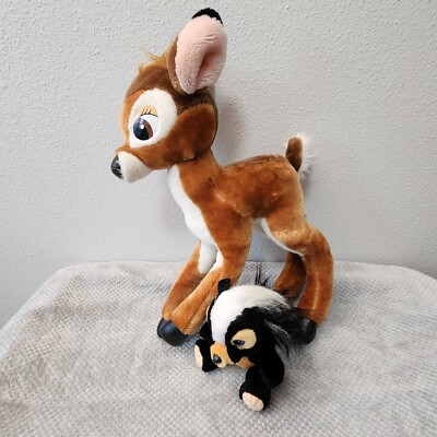 Vintage Disneyland Walt Disney World Bambi Plush 18" 1982 | eBay
