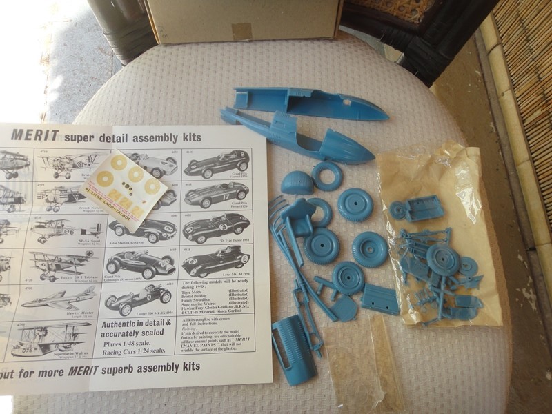 MERIT LAGO-TALBOT BLUE SUPERKIT CAR 4624 1:24 BOXED NOS | eBay