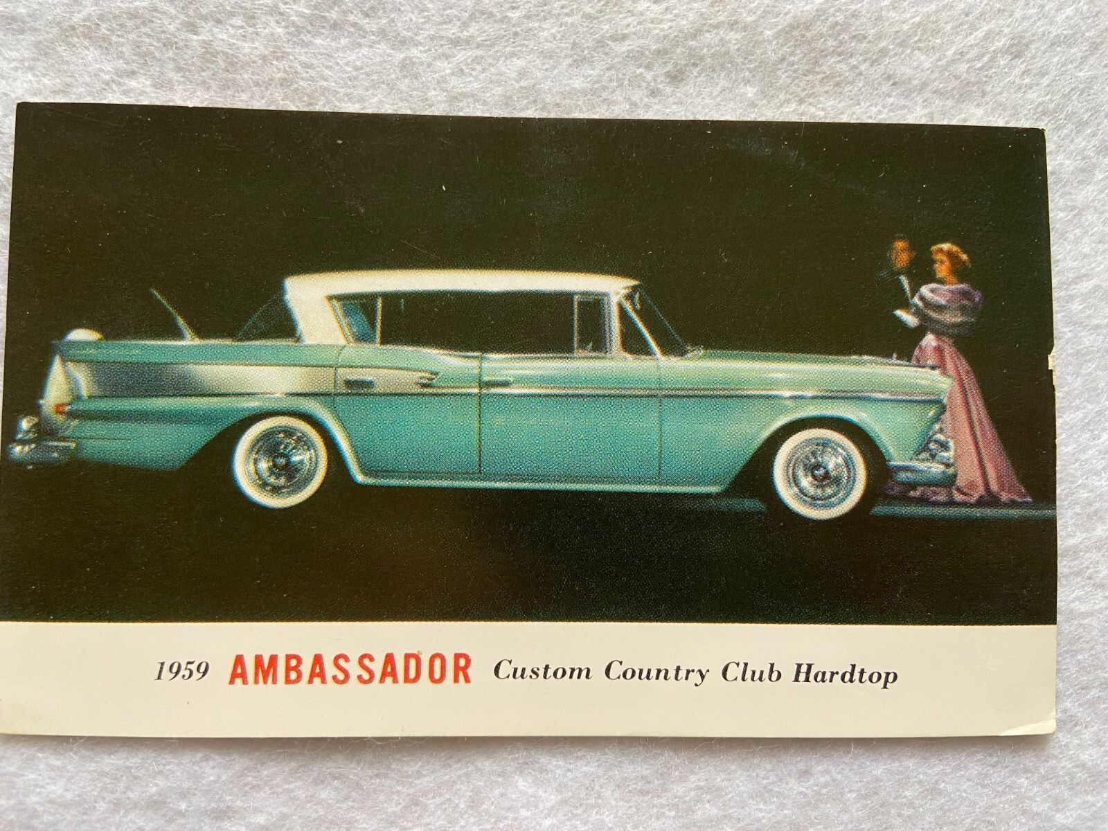 1959 Ambassador Custom Country Club Hardtop Vintage Postcard | eBay