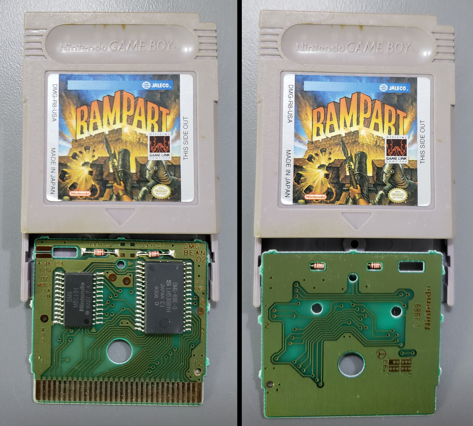 USED AND GENUINE RAMPART - ORIGINAL Game Boy Game COMPLETE in BOX ...