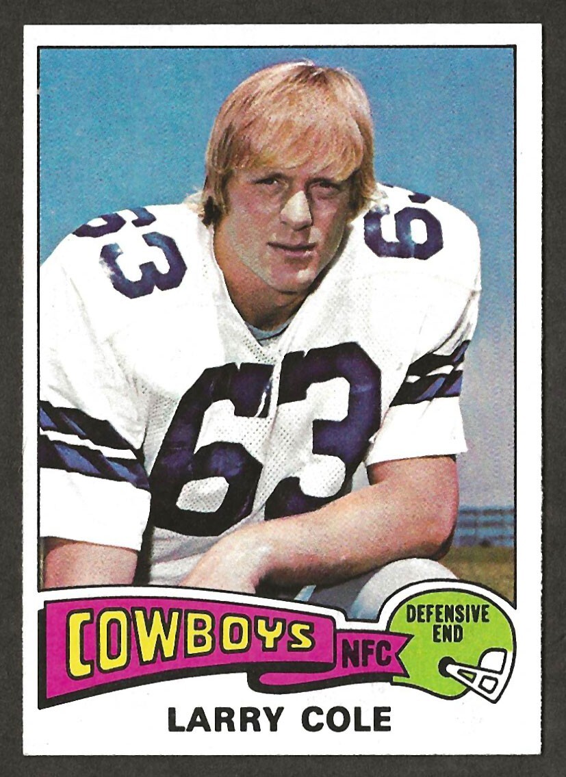 1975 Topps #229 LARRY COLE Dallas Cowboys NM-MT | eBay