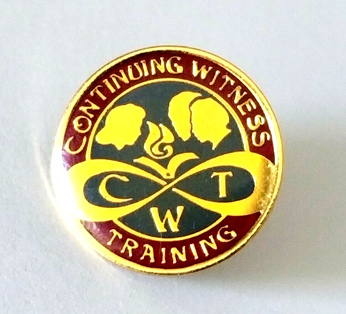 Vintage CTW Continuing Witness Training Gold Tone Enamel Religious ...