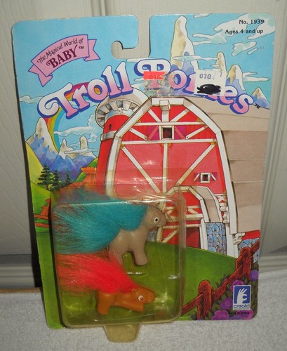 #10564 NRFC Vintage Creata International Toys Troll Ponies | eBay