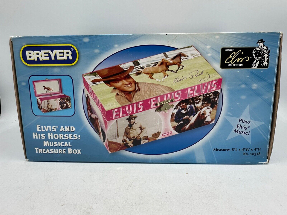 Breyer Elvis Music Box Collection Elvis Presley and His Horses Musical ...
