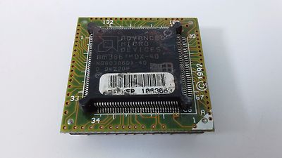 AMD Ceramic CPU AM386 DX-40 N680386DX-40 D 9422DP 40MHz Vintage ...