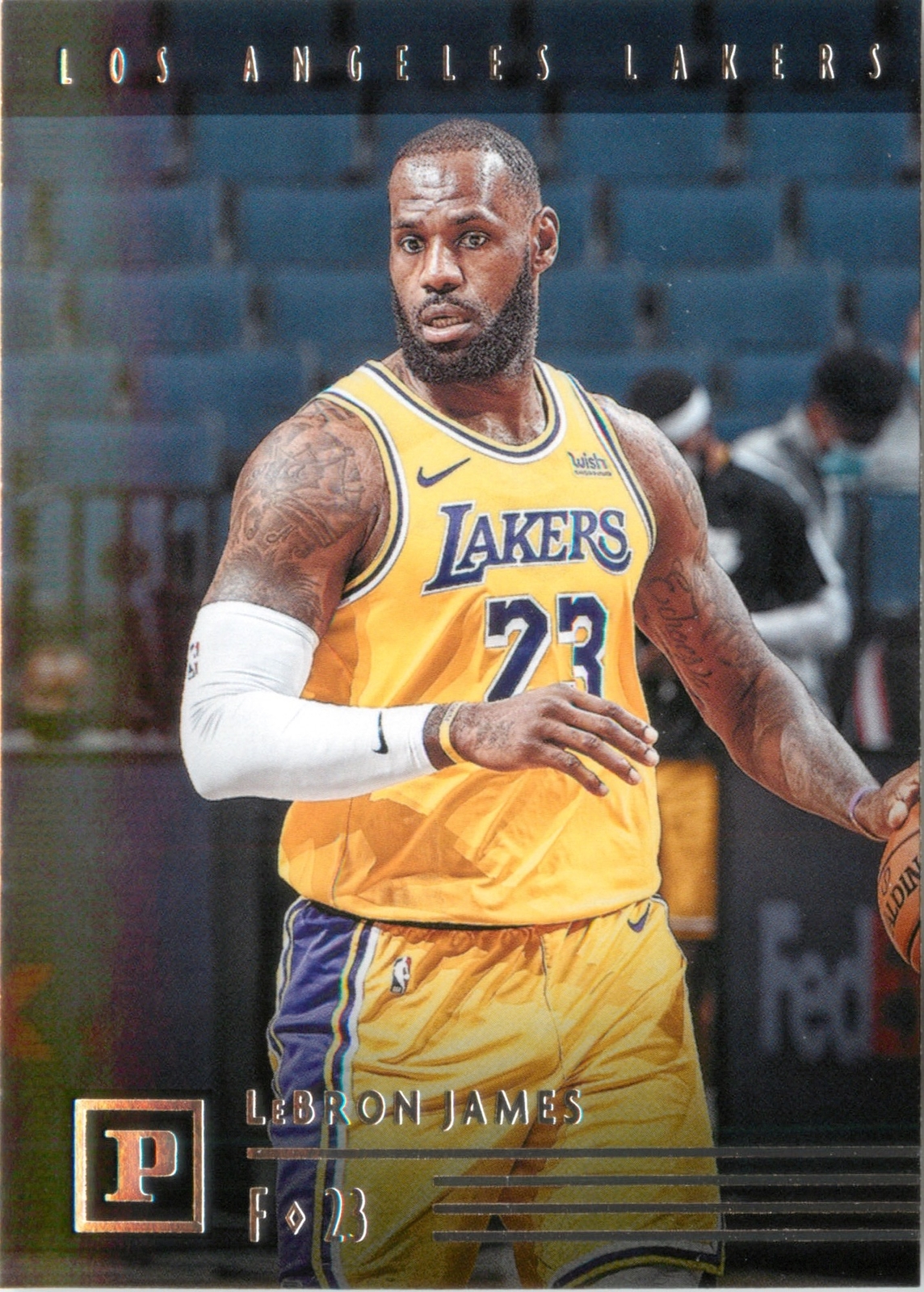 LeBron James 2020-21 Chronicles Basketball Panini Card #118 Los Angeles ...
