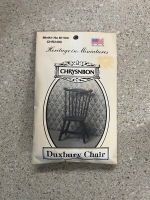 Chrysnbon Heritage In Miniatures CHR2400 Minikit M-500 Duxbury Chair ...
