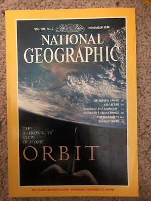 NOV96 ROLEX ad ASTRONAUTS ORBIT GIBRALTAR COLORADO JOSEPH BANKS SPIDERS ...