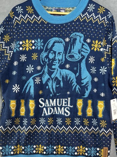 NWT Samuel Adams Tipsy Elves Holiday Christmas Ugly Sweater Size XL ...