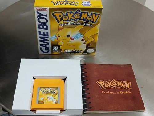 Pokemon Yellow Version Pikachu Nintendo Gameboy CiB Manual Box GB GBA ...