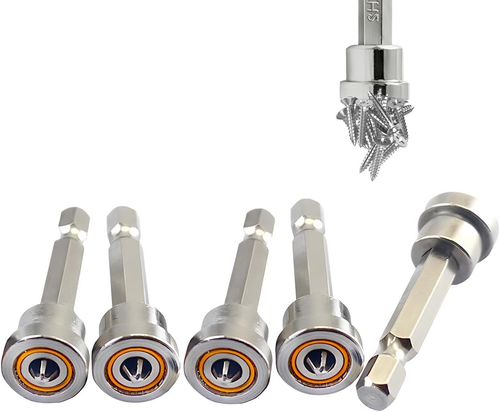 5Pcs Set ® Premium Magnetic Drywall Screw Setter - PH2 Bits for ...