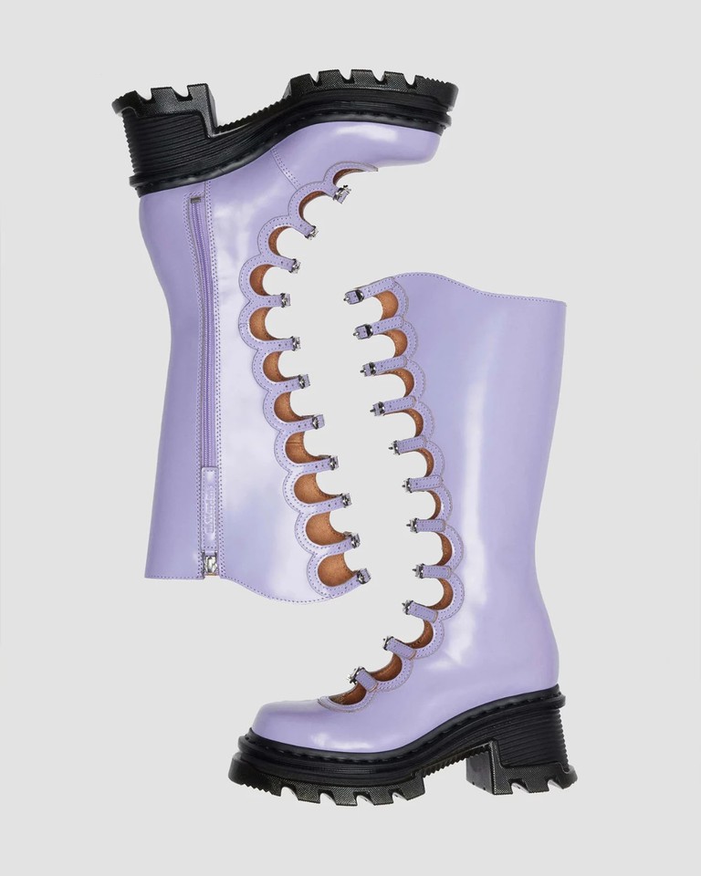 Dr. Martens x Marc Jacobs KIKI DM X MARC JACOBS boots BRIGHT LILAC ...