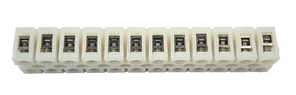 12 Pole Heavy Duty Terminal Block - 50A 600V - Marathon Spec Products ...
