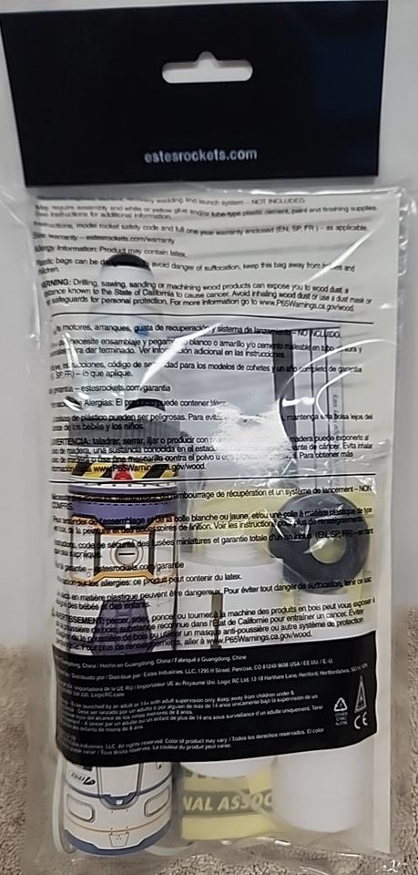 ESTES DESTINATION MARS MAV #7283 Ne FLYING MODEL ROCKET KIT Free ...