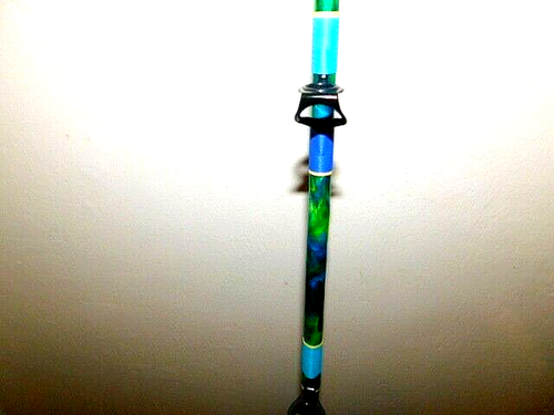 CUSTOM CONVENTIONAL ROD MAHI BLUE,GREEN,YELLOW MARBLE 8' 40-60 LB TURBO ...