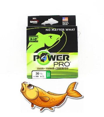 Power Pro spectra Braided Fishing Line - Moss Green - All Breaking ...