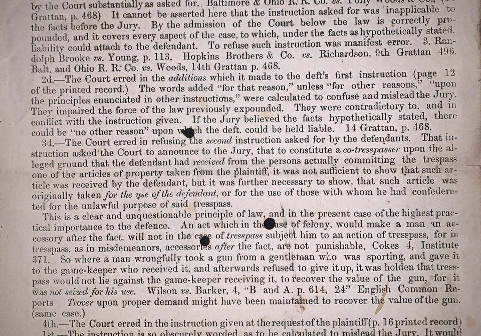1867 Broadside, Berkeley Contea West Virginia, Shepherd Vs Un R ...
