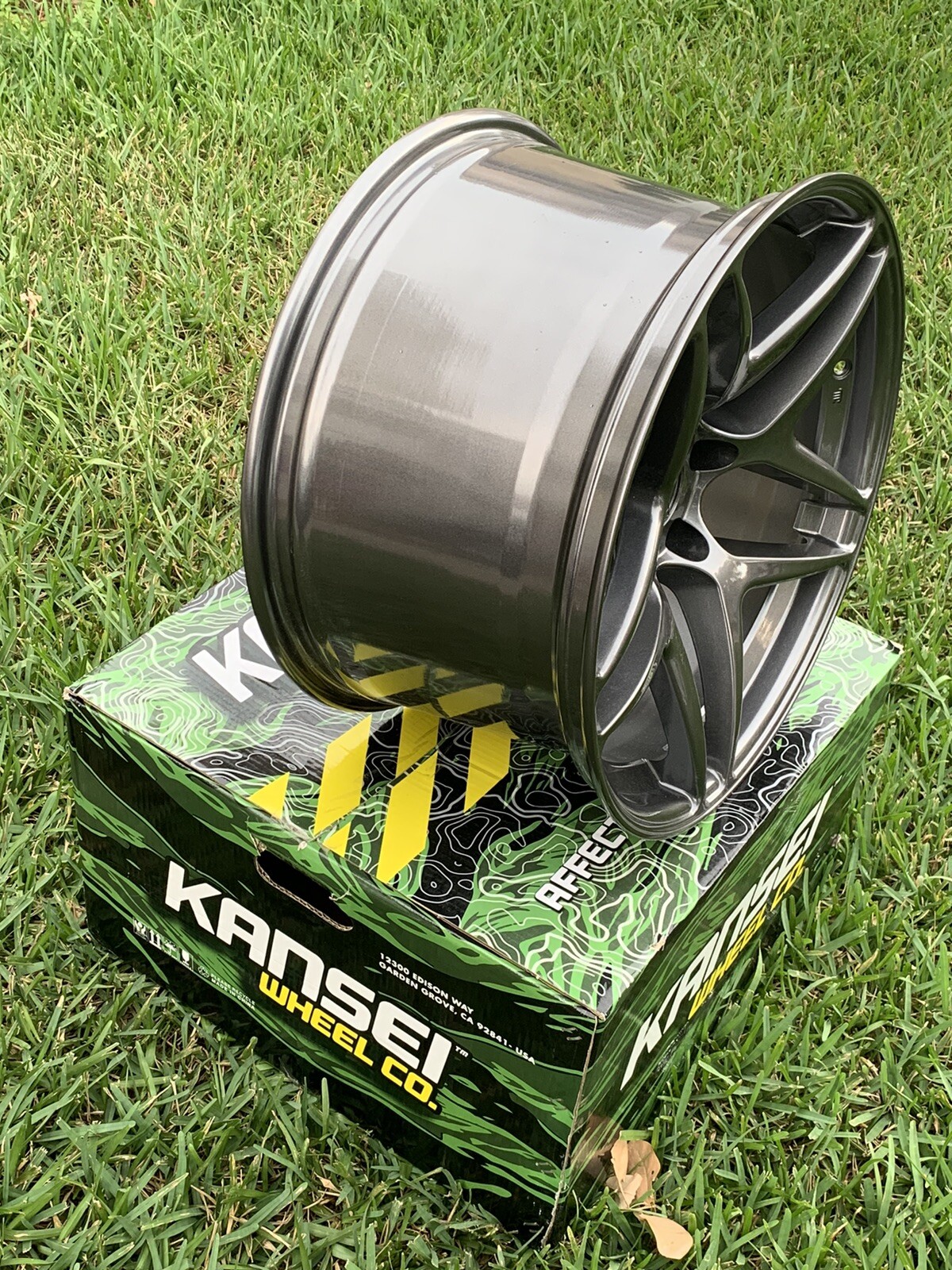 Kansei Astro 18x10.5 +12 5x114.3 Gunmetal Pair | eBay