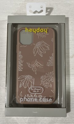 Heyday Phone Case For Apple iPhone 11/XR - Warm Taupe With White ...