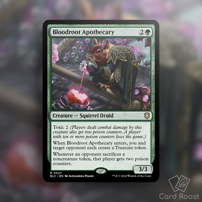 MTG Magic Bloodroot Apothecary 0027 Commander: Bloomburrow BLC | eBay