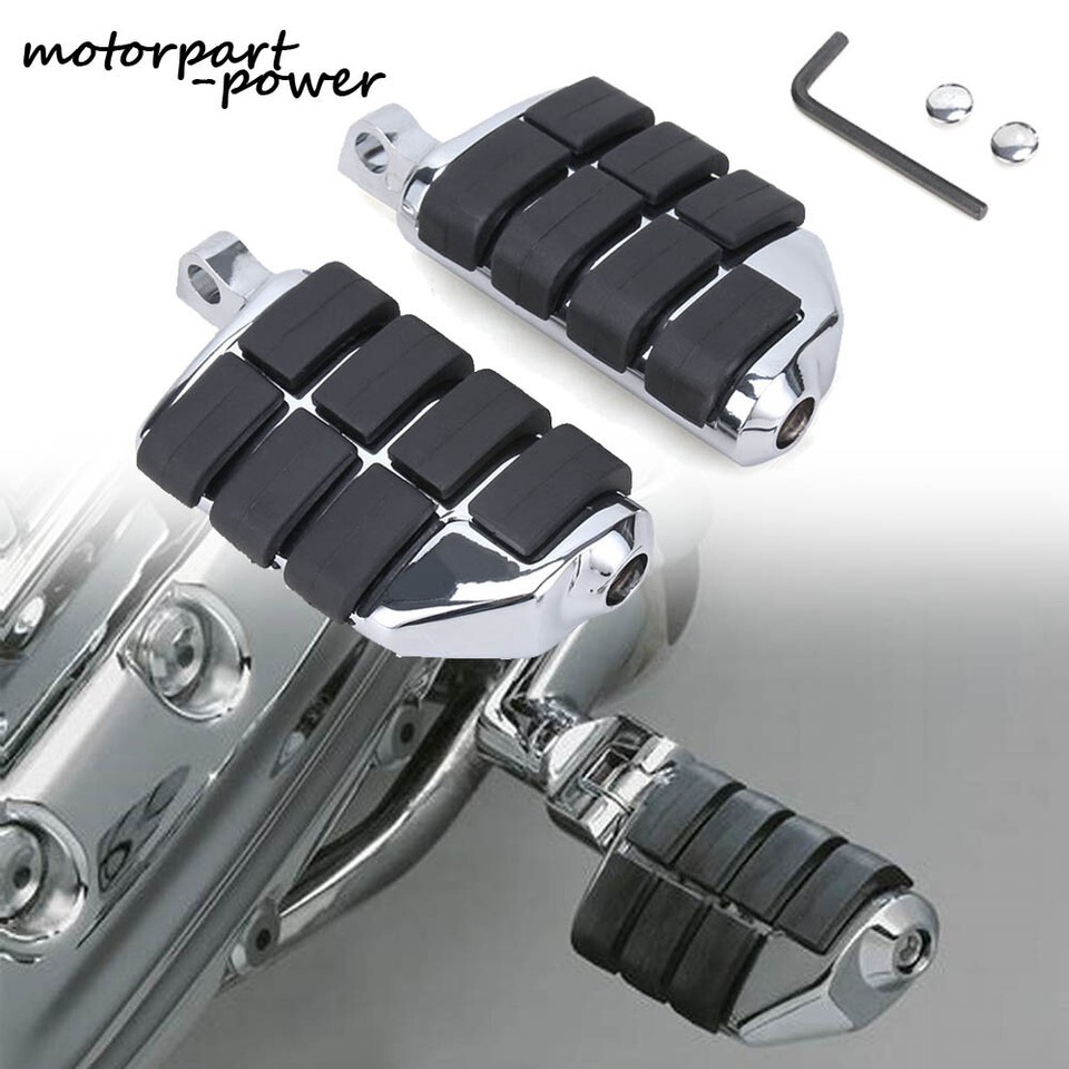1 1/4" Highway Motorcycle Foot Pegs Footrest for Harley Touring Cruiser ...