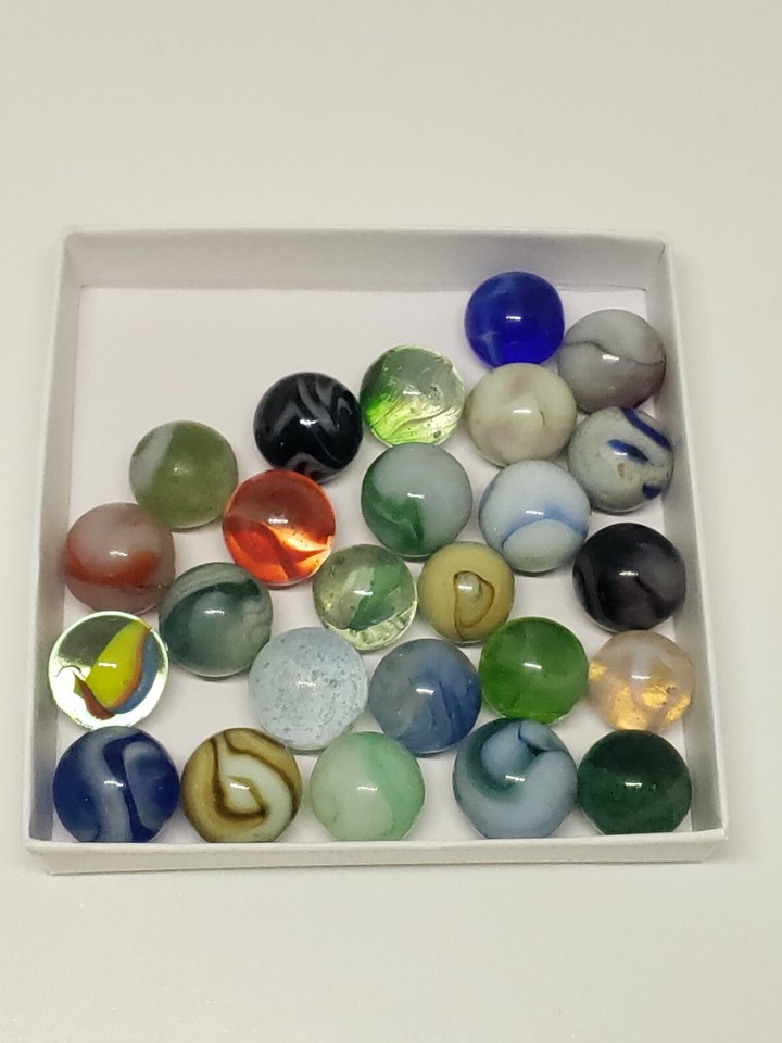 vintage estate marble lot - 25 Assorted Marbles. | eBay