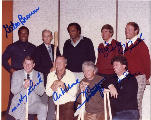 BECKETT SIGNED BROWN STANLEY FREEHAN LOLICH KALINE NORTRUP PRICE 8X10 ...