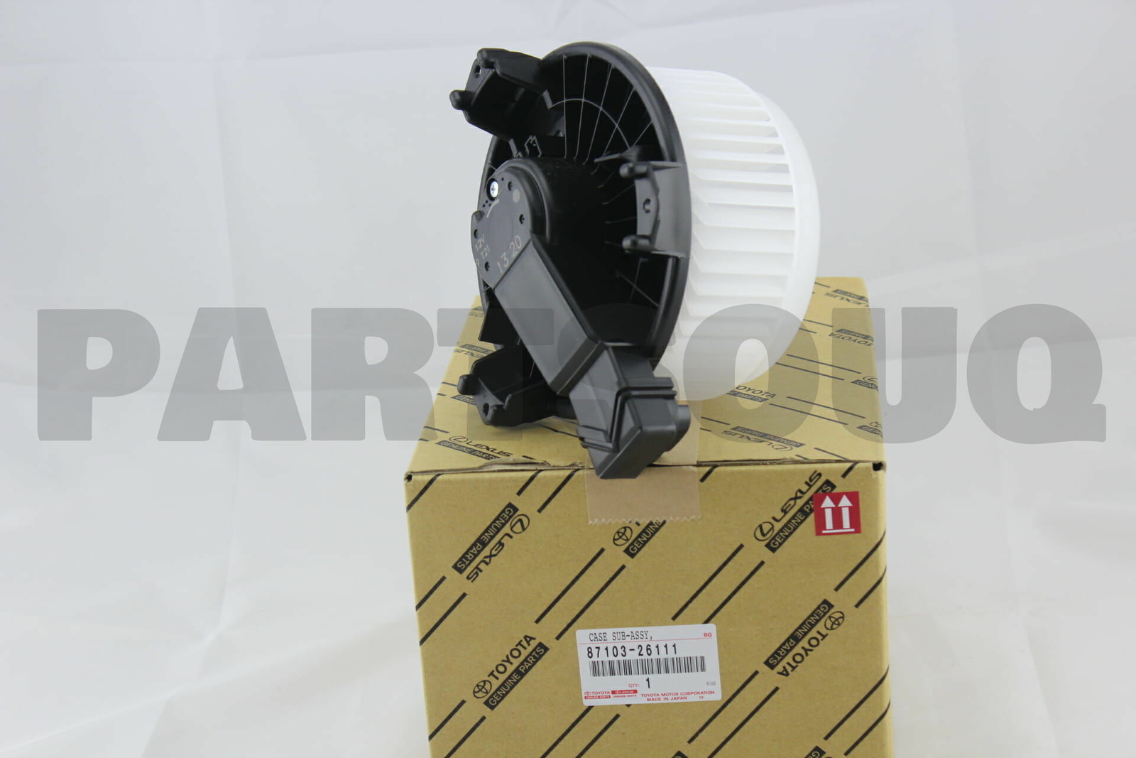 8710326111 Genuine Toyota MOTOR SUB-ASSY, BLOWER W/FAN 87103-26111 | eBay