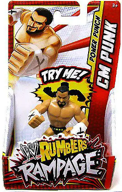 WWE Wrestling Rumblers Rampage CM Punk Mini Figure | eBay