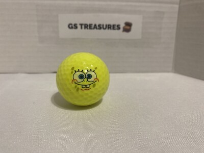 Wilson SpongeBob Squarepants Golf Ball Nickelodeon Yellow TV Cartoon ...