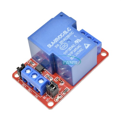 30A 5V 1-Channel 1CH Relay Module Board With Optocoupler H/L Level ...