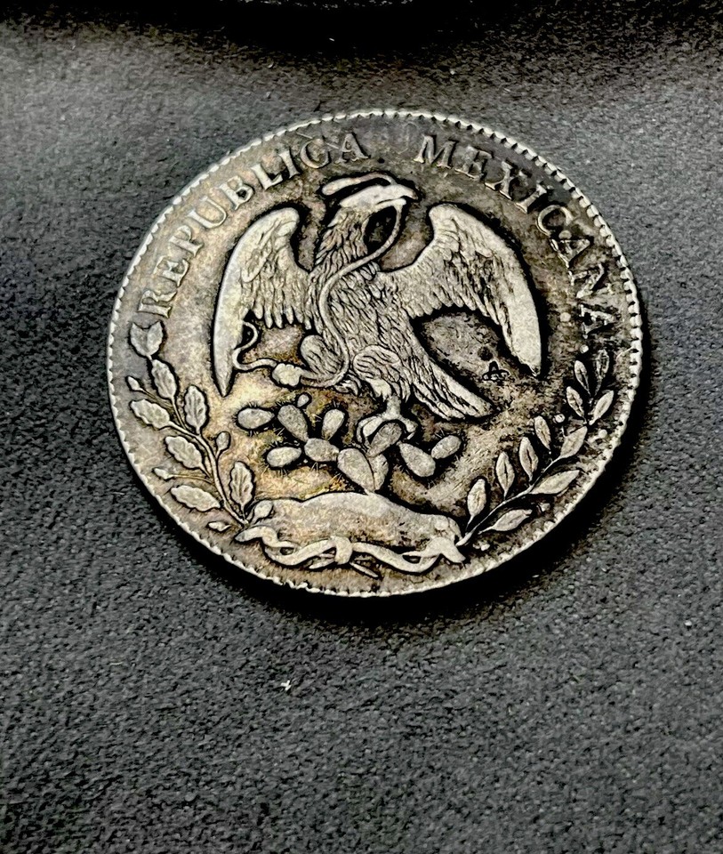 1868 Mo CH Mexico 8 Reales Silver Coin ~ RARE FIND!! | eBay