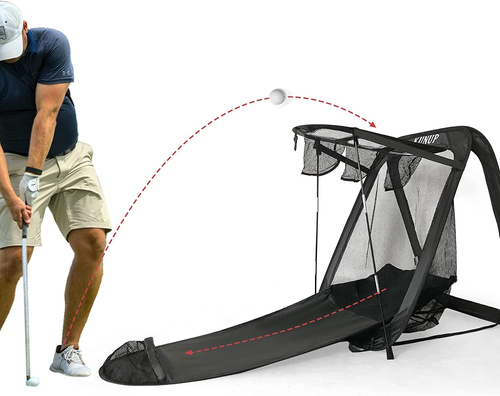 Golf Chipping Net 4 in 1 Pop up Golf Net for Backyard Indoor/Outdoor ...