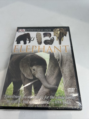 ELEPHANT DK EYEWITNESS Elephants Africa India African Wildlife Animal DVD NEW | eBay