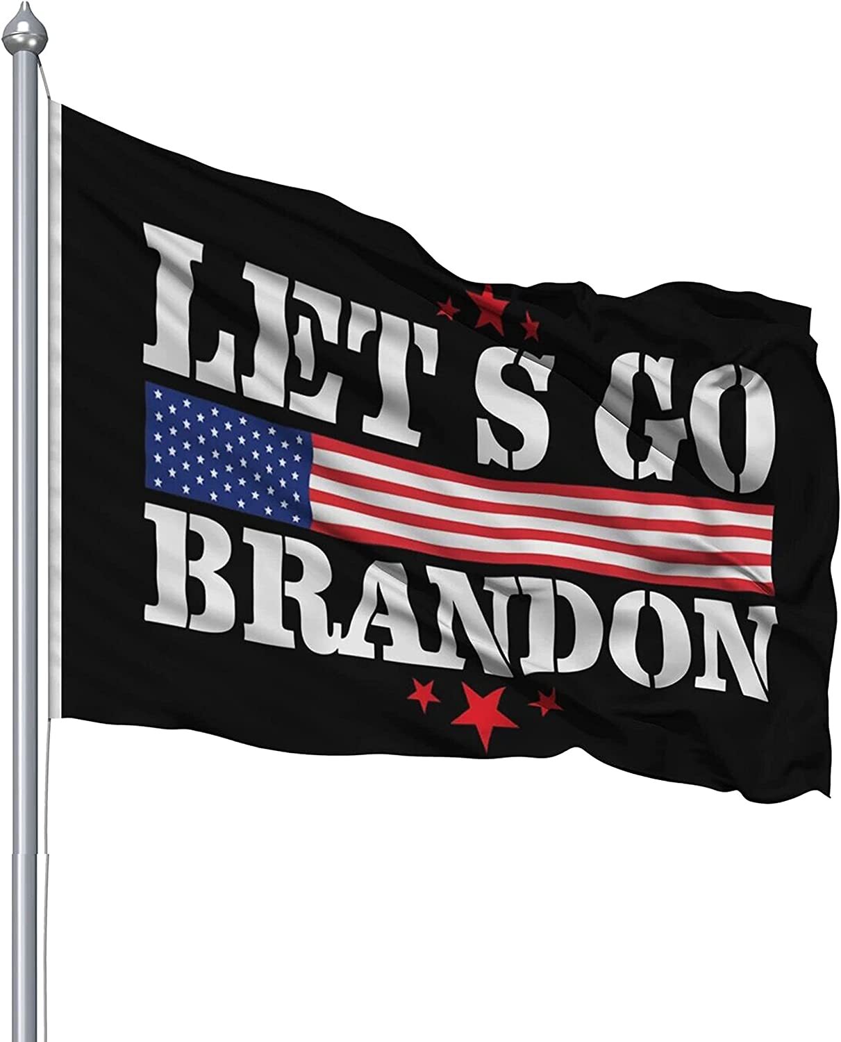 Let's Go Brandon FJB Flag 3x5FT With Two Grommets Double Stitched Vivid ...