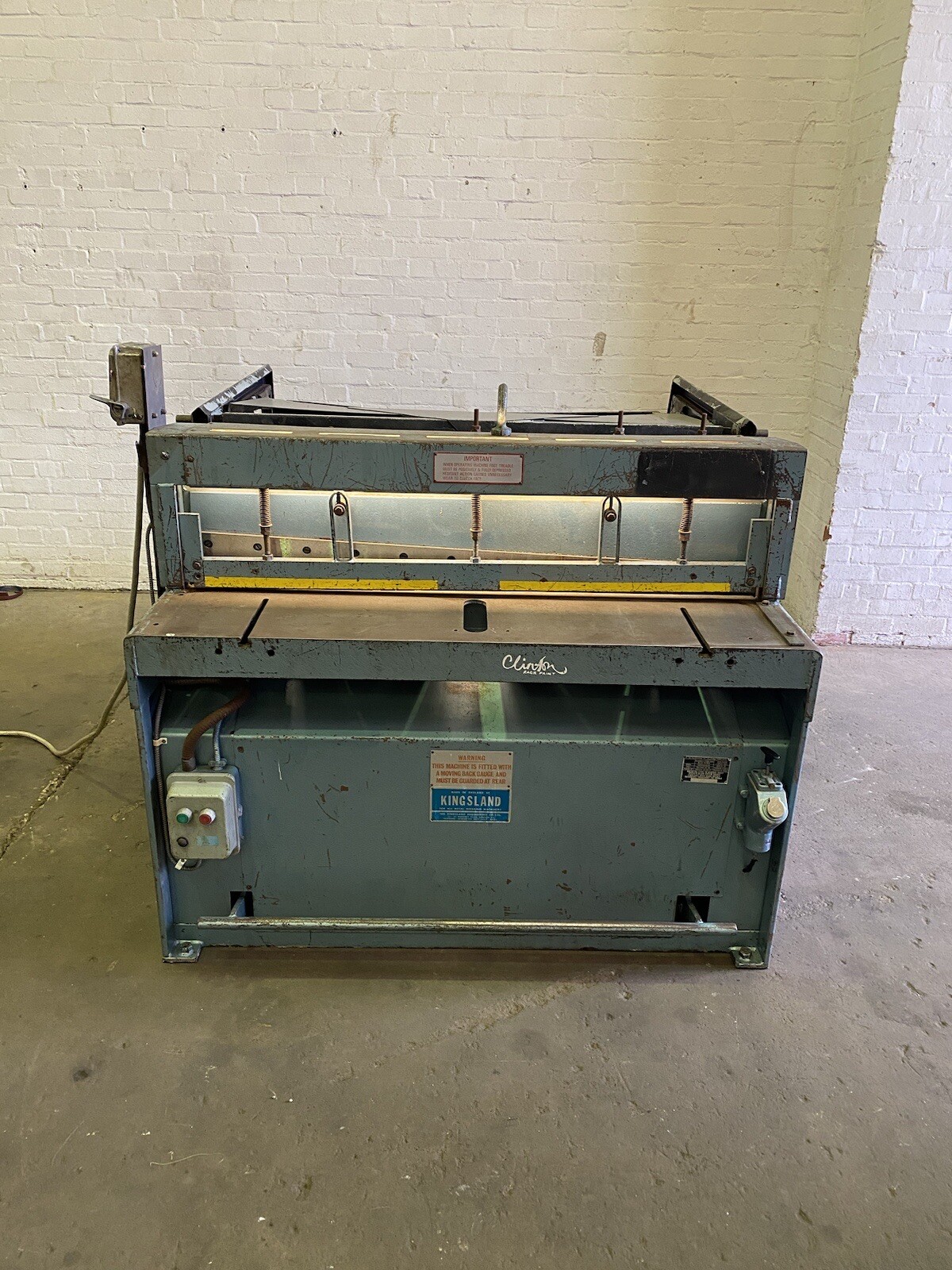 Keetona 1250mm Sheet Metal Guillotine | eBay UK